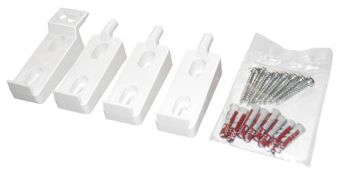 Rointe Universal Mounting Brackets / Pack (White) - Heater Shop